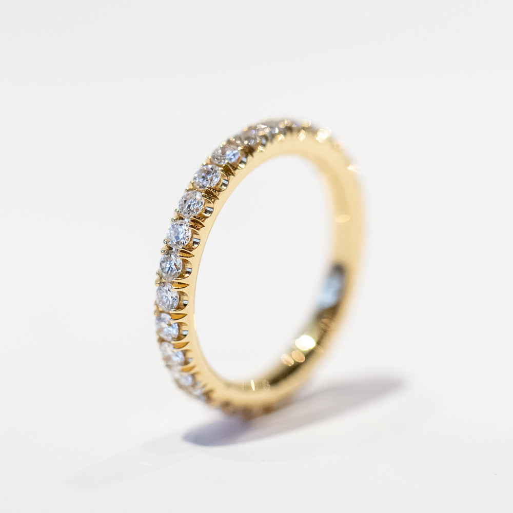 Single Stone | Leda Diamond Eternity Band – LAPIS