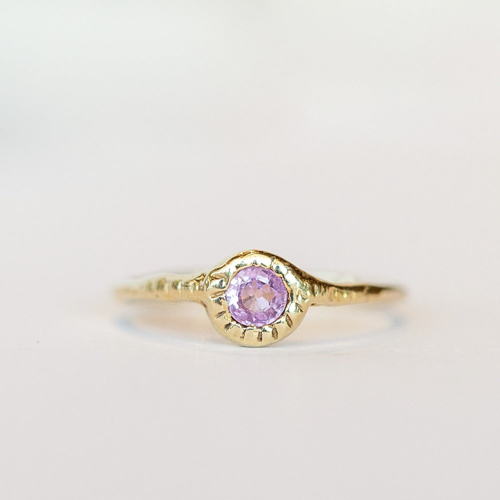 Communion By Joy | Pink Sapphire Journey Ring – LAPIS