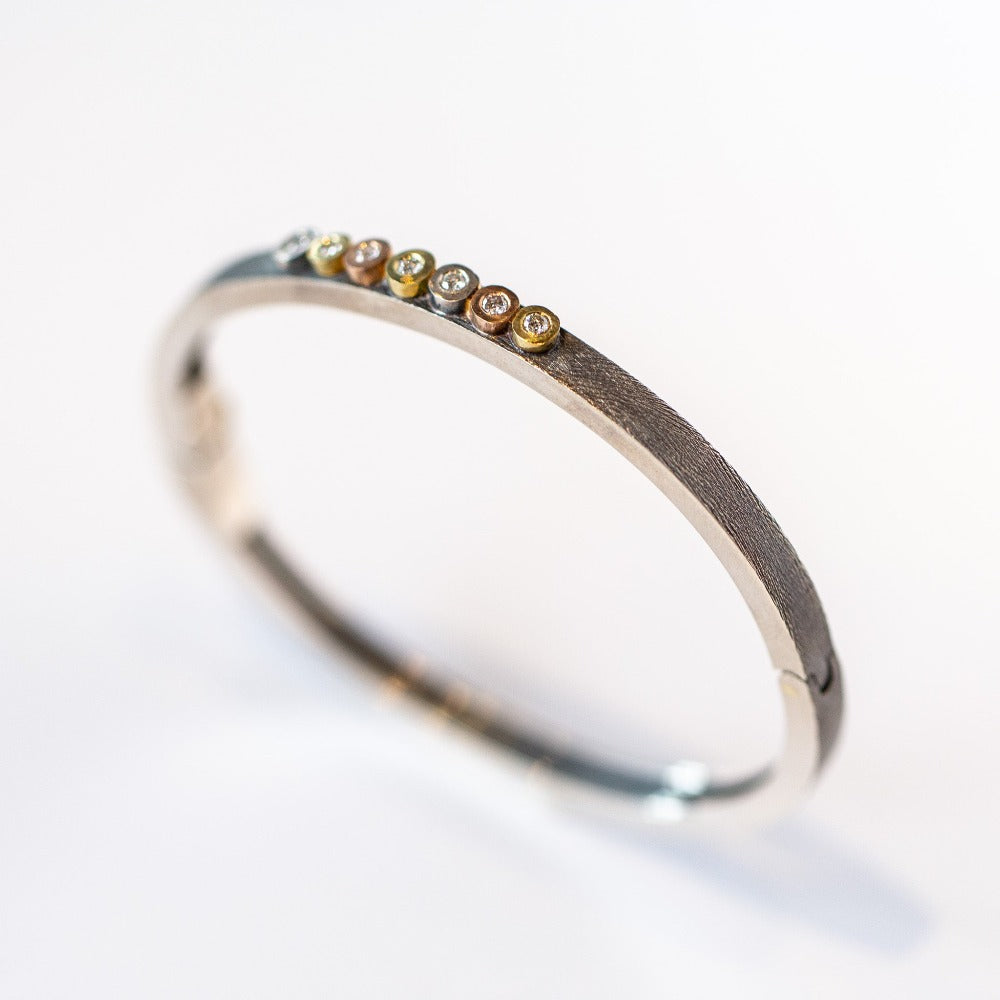 Rene Escobar | Sophia 4mm Bangle – LAPIS