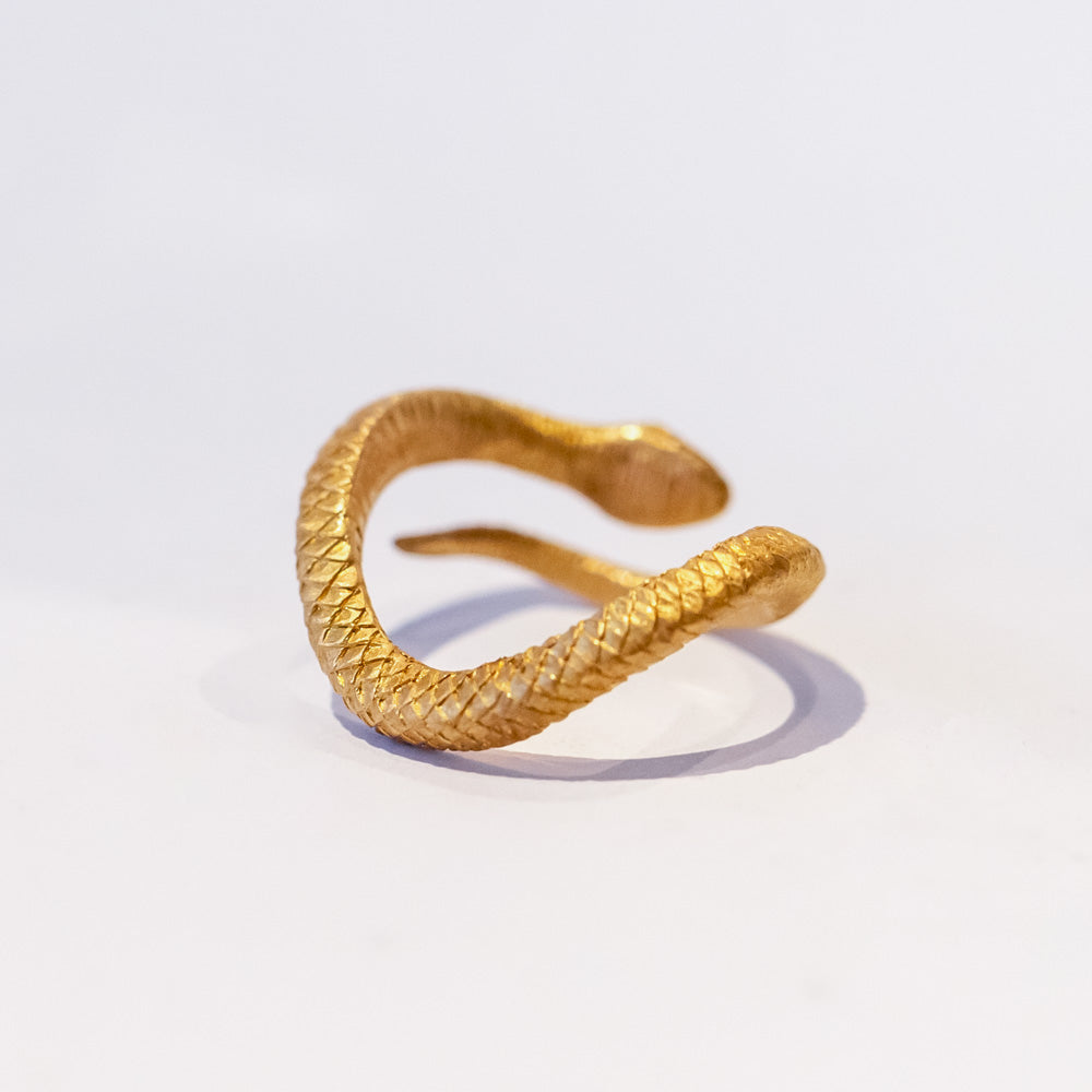Anthony Lent | Rose Gold Stacking Serpent Ring – LAPIS