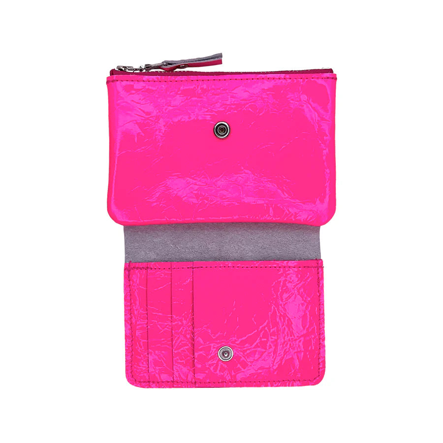 Tracey Tanner | Nico Wrap Wallet, Fluoro Pink Patent – LAPIS